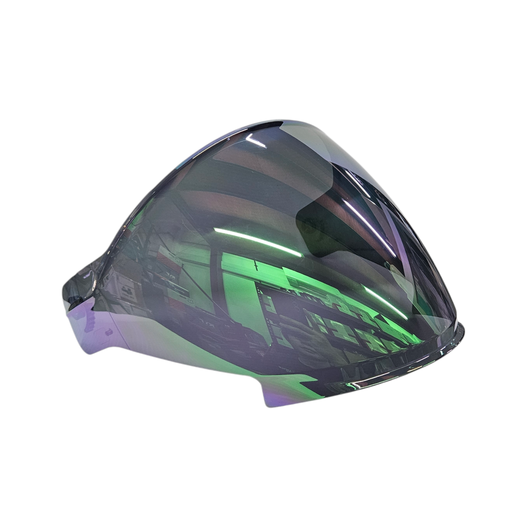 EVO rs9 Purple green visor - Little Bike