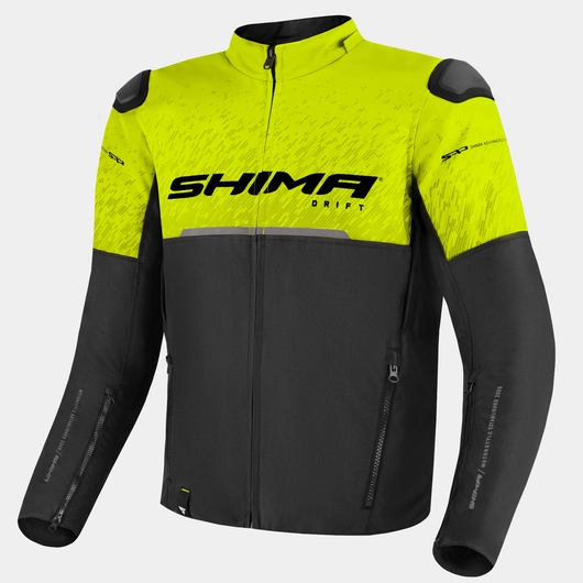 SHIMA Drift Textile Jacket yellow - Little Bike