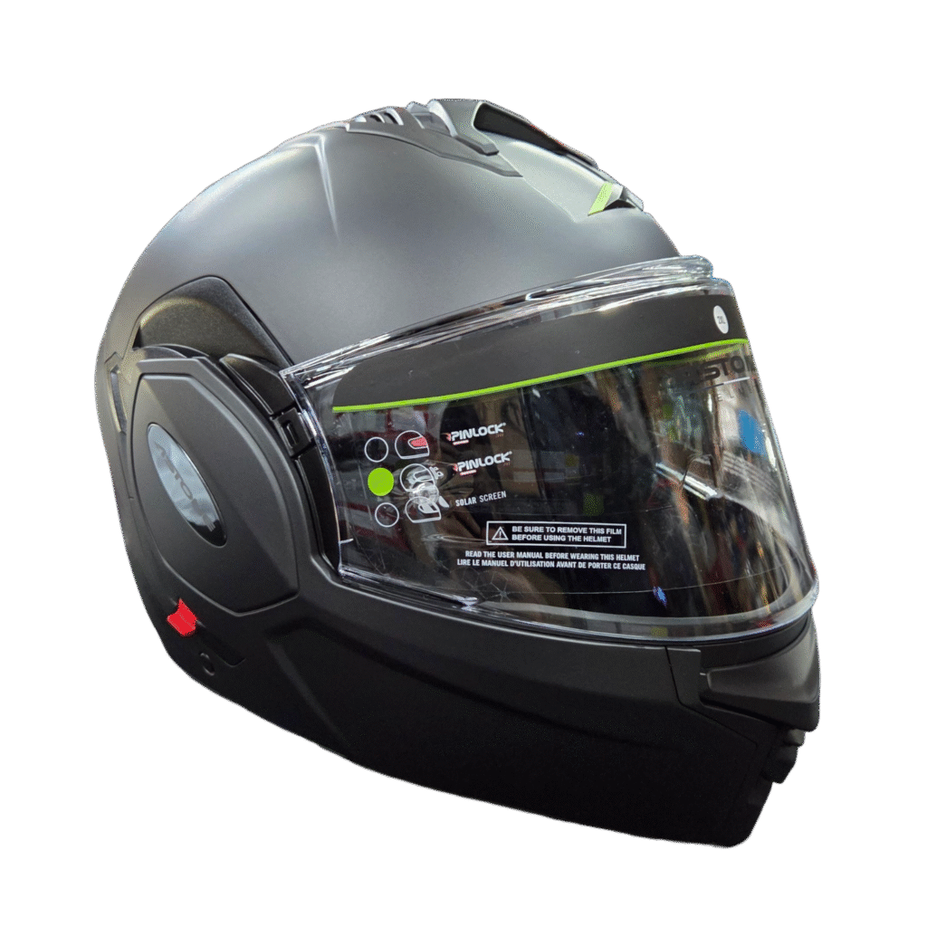ECE22.06 Astone RV6 Helmet Matt Titanium Silver - Little Bike